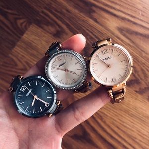 Fossil | Accessories | Fossil Georgia Watch | Poshmark